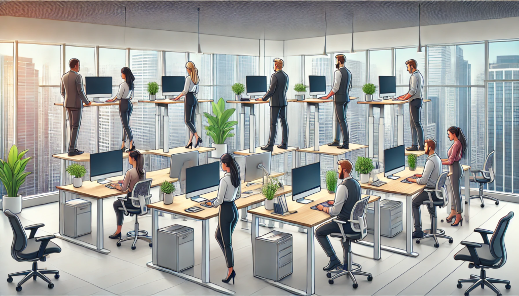 Best Office Standing Desks for Improved Health and Productivity | Biznamic